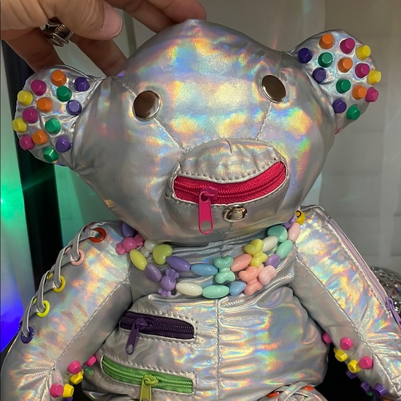 Dolls Kill | Bags | The Original Tormented Teddy Holographic Club Rave ...